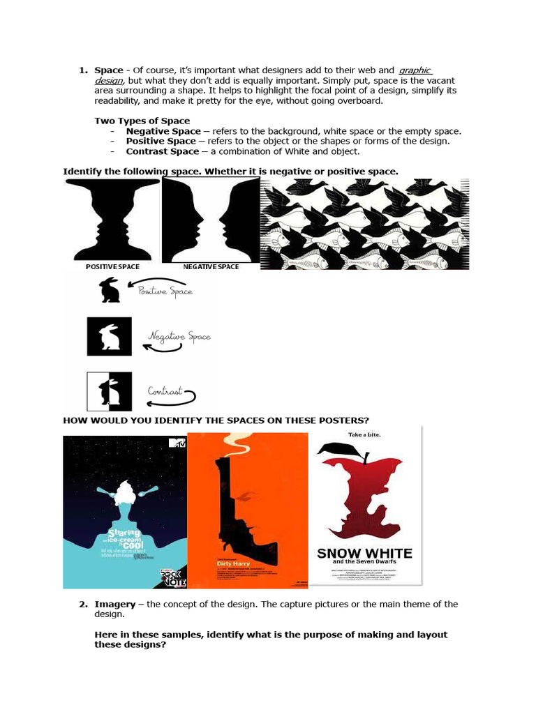 Elements of Graphics Design - Space-Imagery-Value | PDF