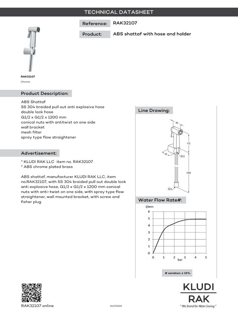 RAK32107 ABS Shattaf Specifications | PDF