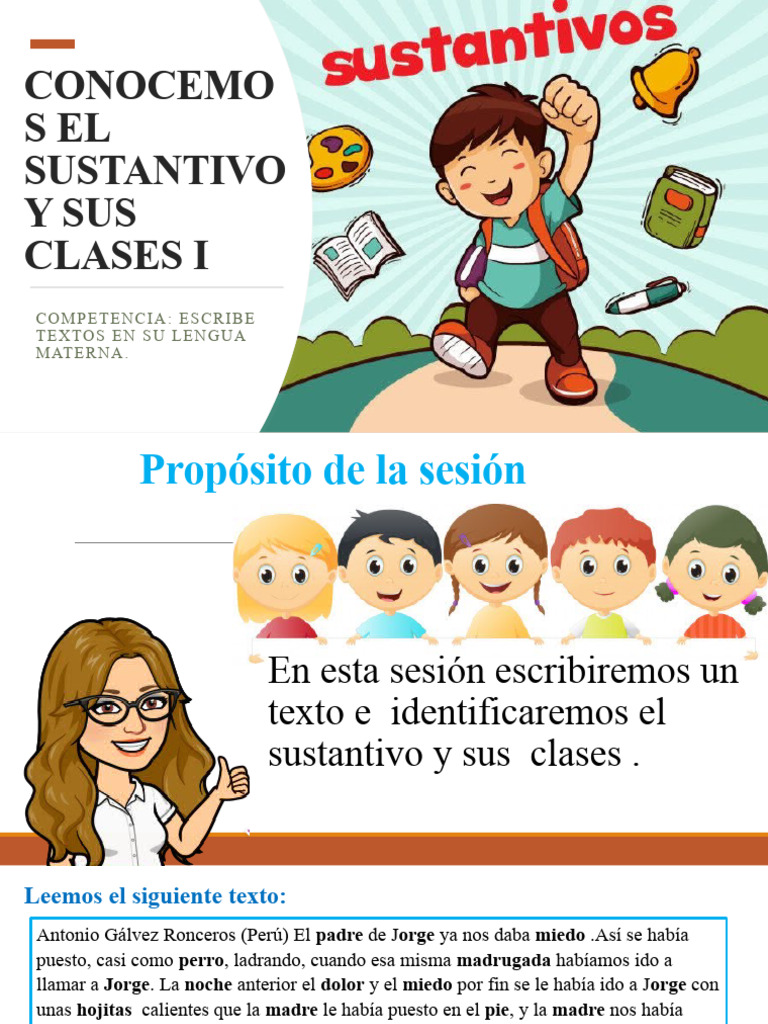 Clases de Sustantivos en la Clase | PDF