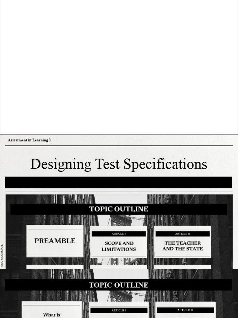 Designing Test Specifications (Autosaved) | Download Free PDF ...