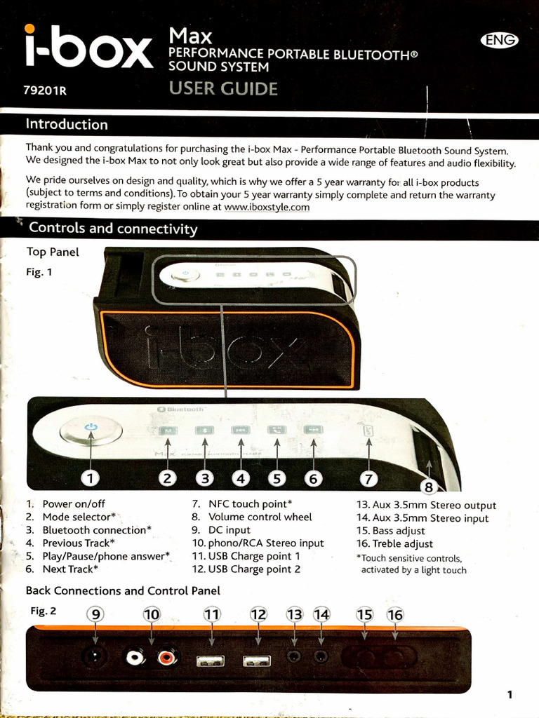 iBox Max (manual) | PDF