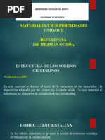 Tema 2. Estructuras Cristalinas y Amorfas | PDF | Sólido amorfo | Sólido