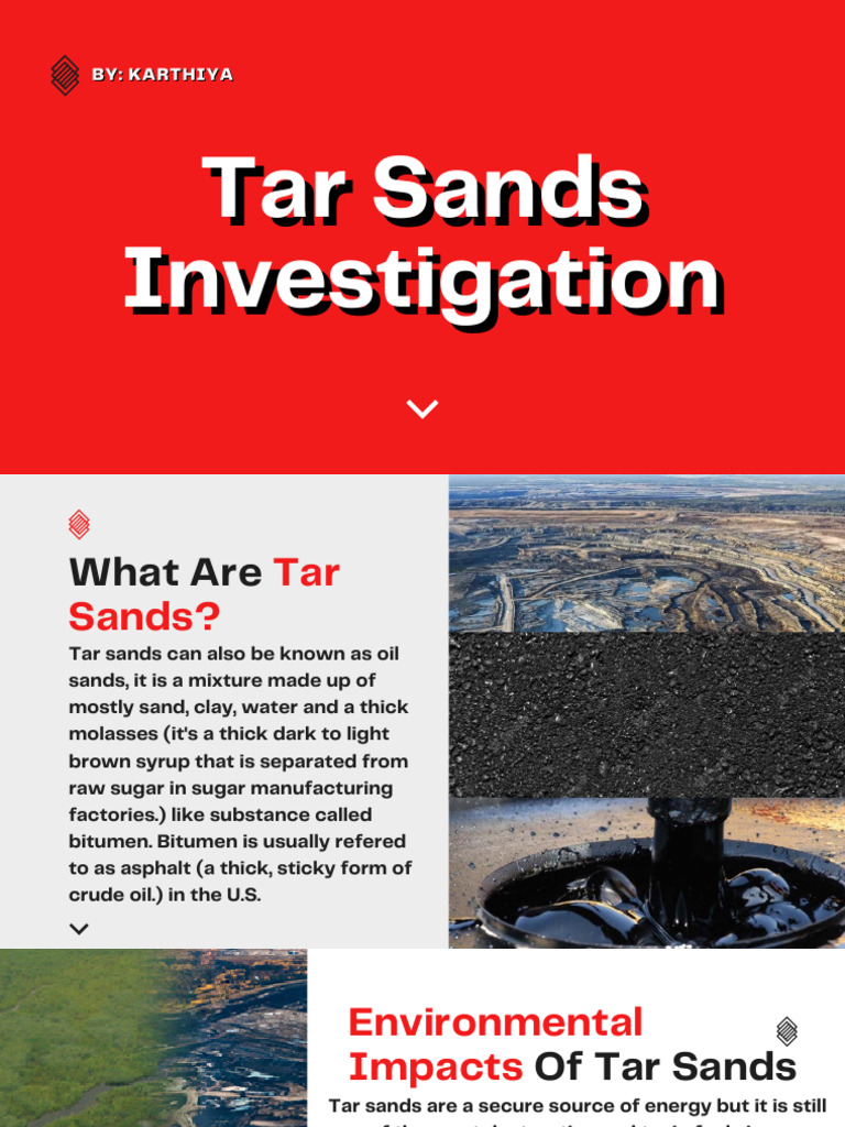 Tar Sands Investigation | PDF | Oil Sands | Petroleum