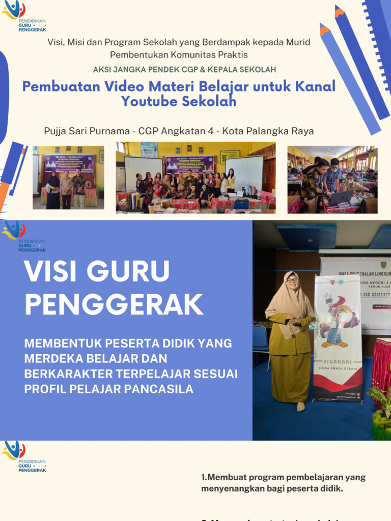 Aksi Nyata CGP Dan KS - Program Sekolah Berdampak Pada Murid | PDF