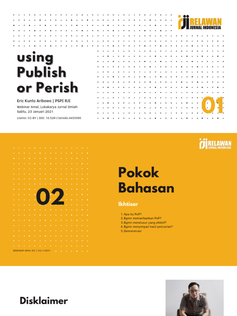 Using Publish or Perish | PDF