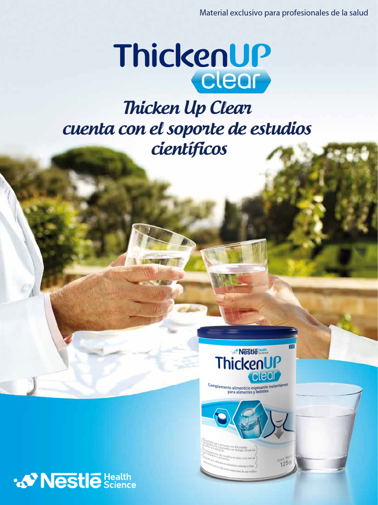 Thicken Up Clear: Espesante para Disfagia | PDF | Medicina CLINICA