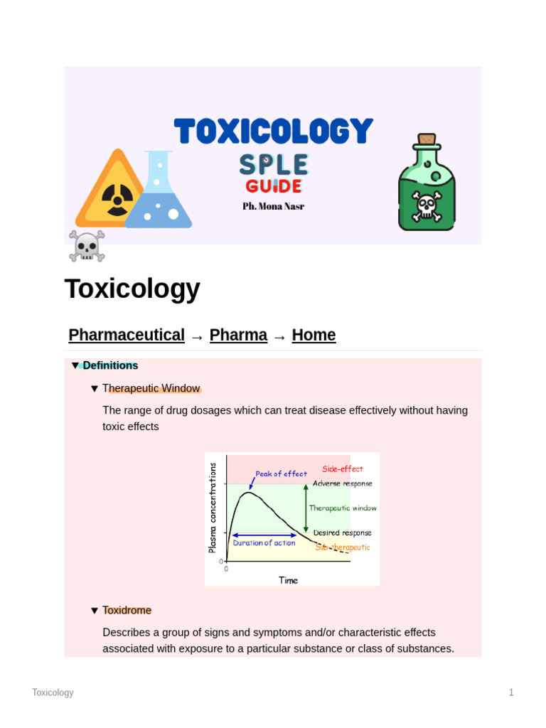 Toxicology - Merged 2 | PDF