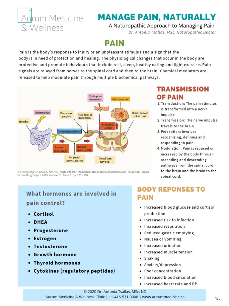 Managing Pain Naturally | PDF