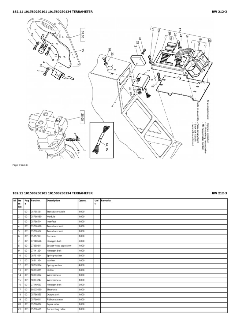182.11 101580250101 101580250134 Terrameter | PDF | Screw | Electrical ...