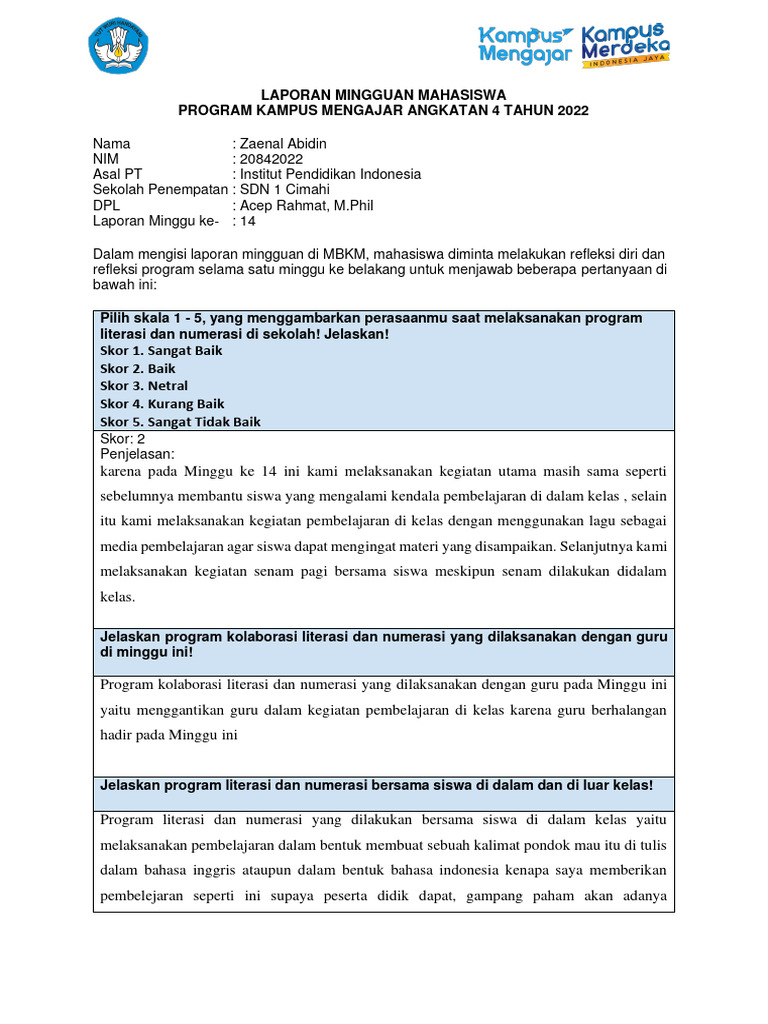 Laporan 14 | PDF | Kesehatan Holistik