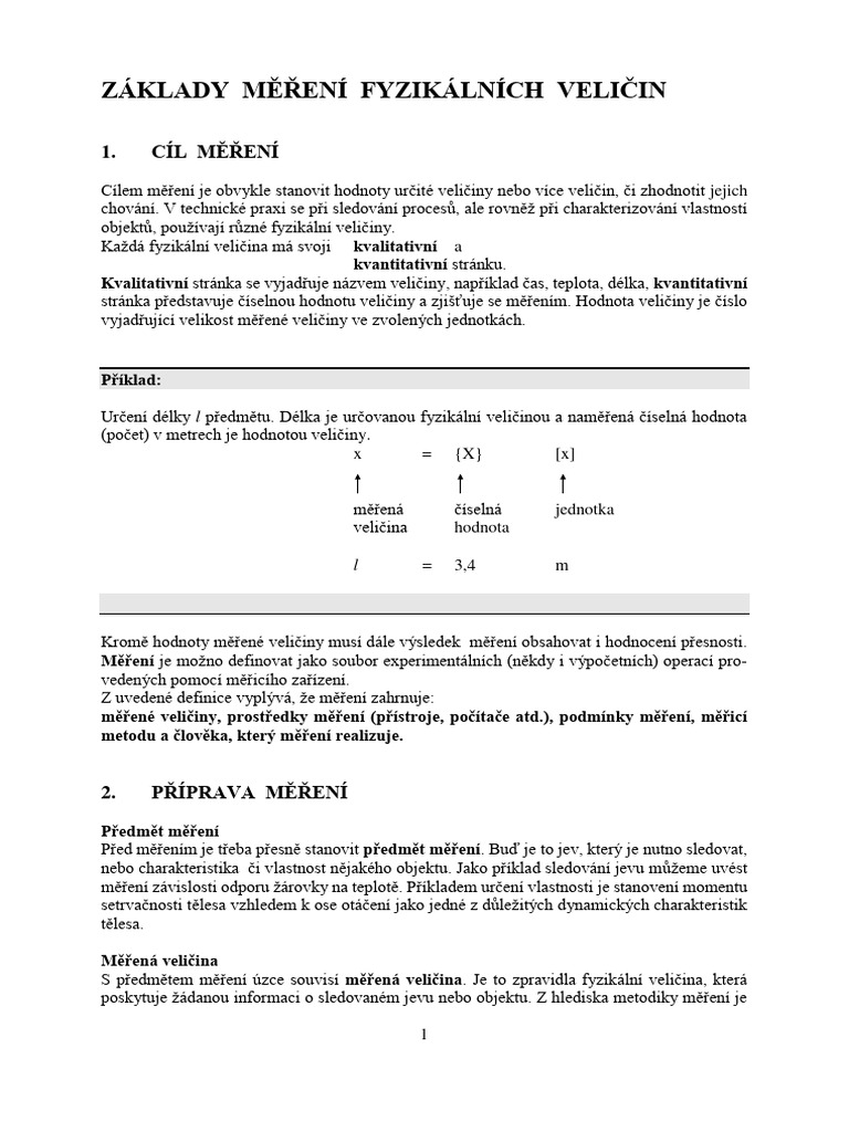 Zaklady Mereni | PDF Zaklady Mereni | PDF