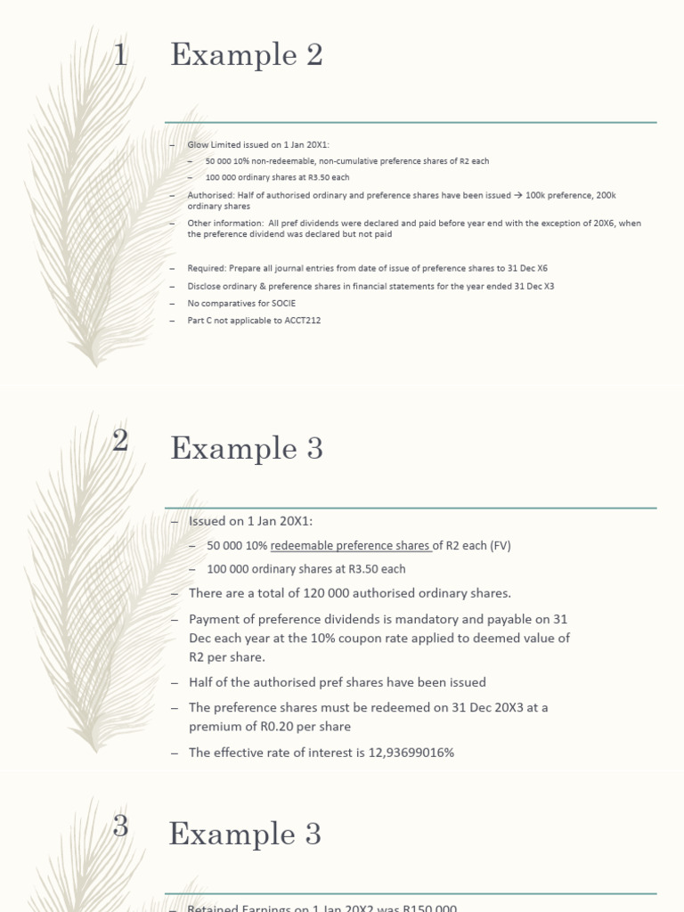 Share Capital Example | PDF | Business | Finance & Money Management