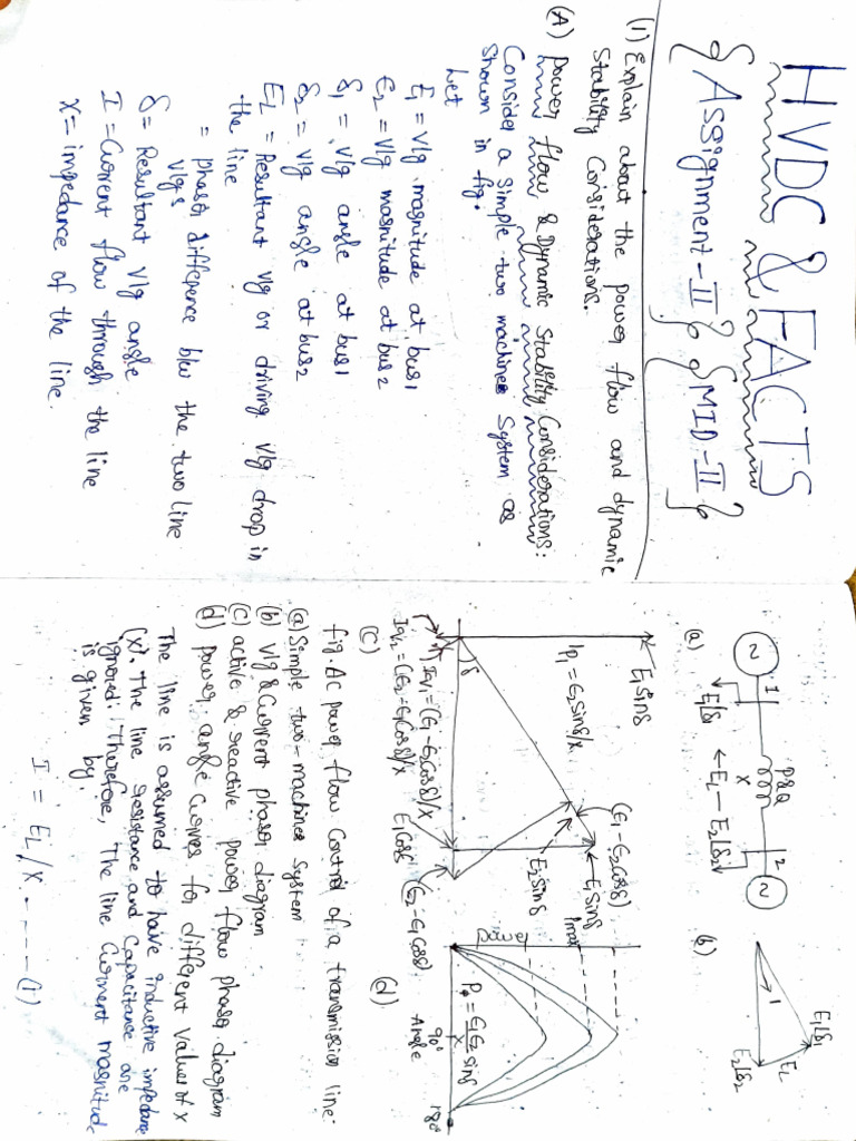 HVDC & FACTS Assignment-2 29 29 Oct 2023 | PDF