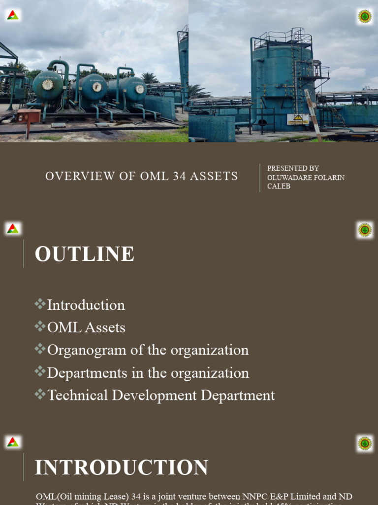 OML 34 Asset Overview and Locations | PDF | Hydrocarbons | Physical ...