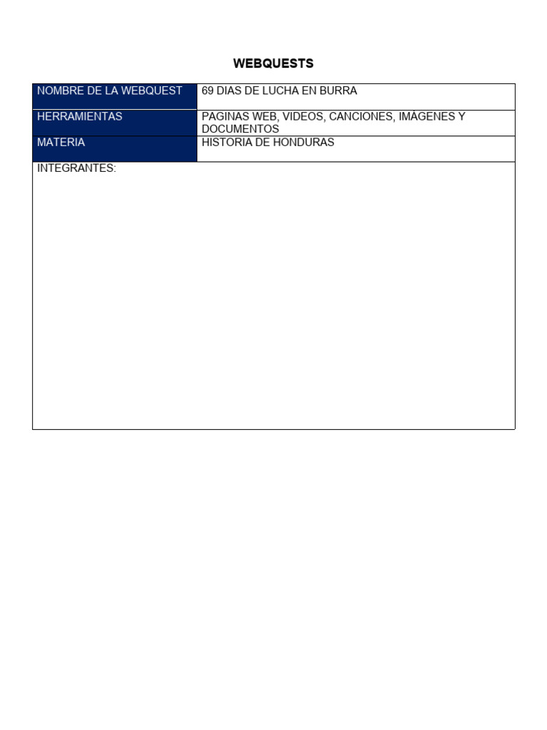 Webquests 3 | PDF | Ciencias sociales | Viajes y turismo