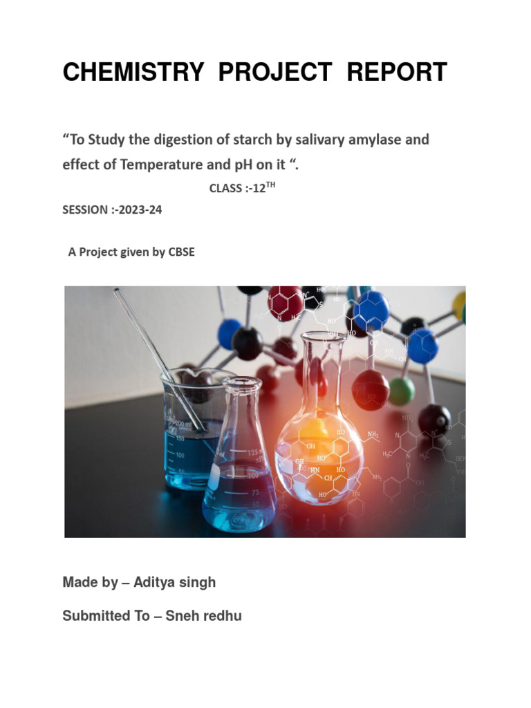 Full Chem Proj | PDF Full Chem Proj | PDF
