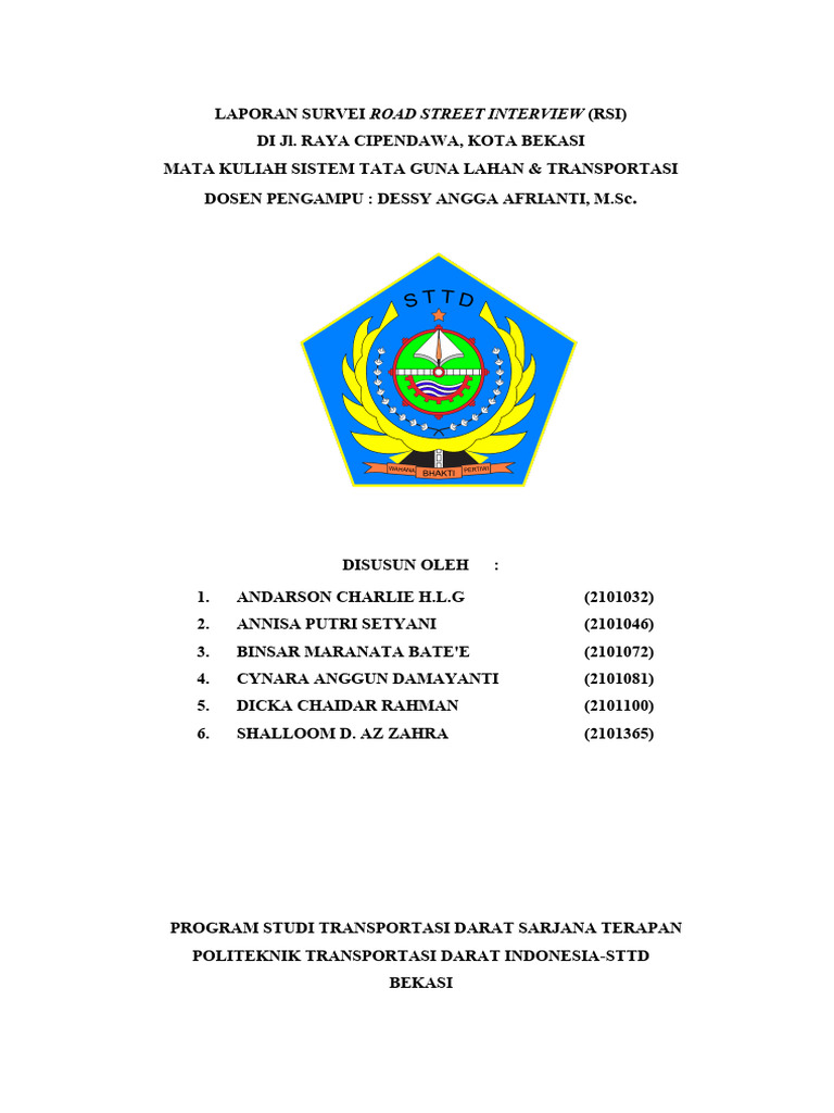 Survei Road Side Interview di Bekasi | PDF