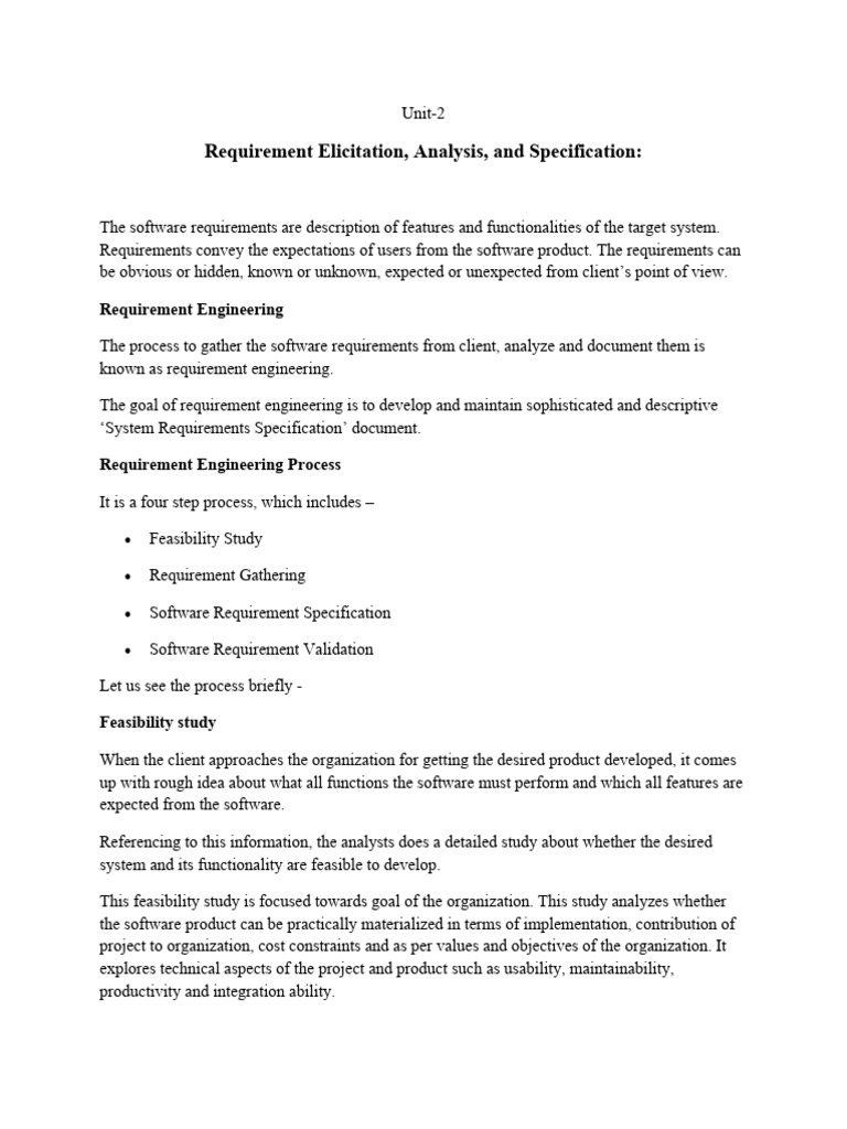 SEPM Unit-2 | Download Free PDF | Software Prototyping | Software
