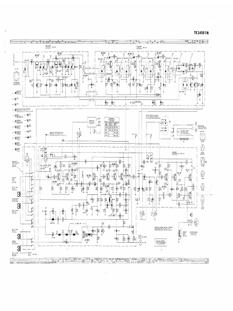 Grundig TK 2400FM Schematic | PDF