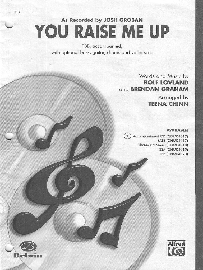 YOU Raise ME UP: Roif Lovland Ond Brendan Graham Teena Chinn | PDF