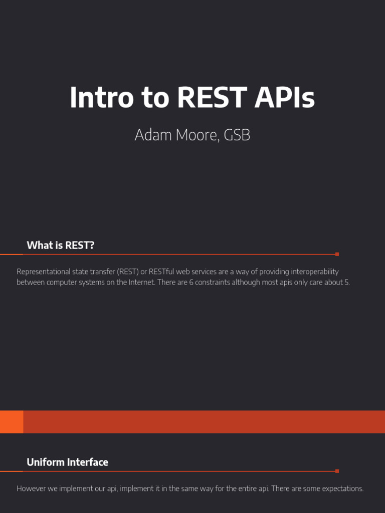 Rest API | PDF