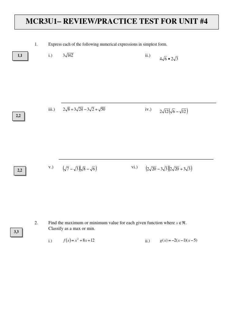 Math Problem Solving Practice | PDF