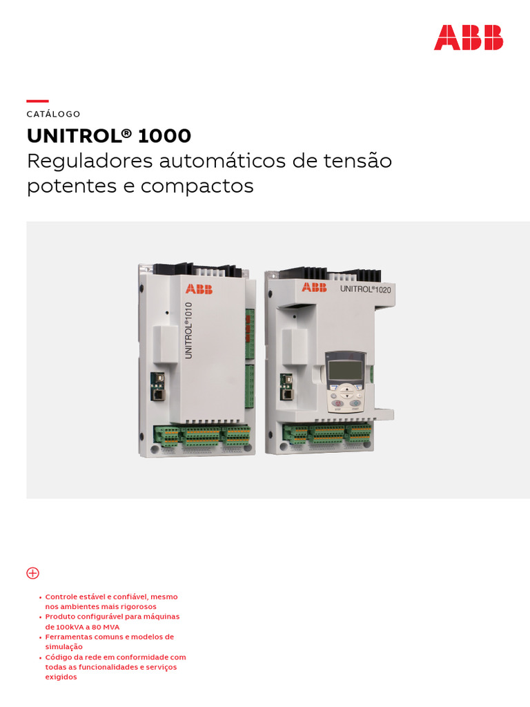 UNITROL 1000 Brochure Portuguese 210x297mm FINAL | PDF