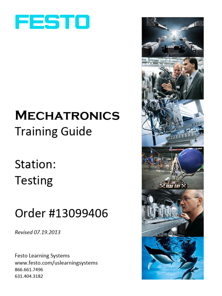 FESTO Testing Station Manual 07.19.2013 | PDF | Valve | Programmable ...