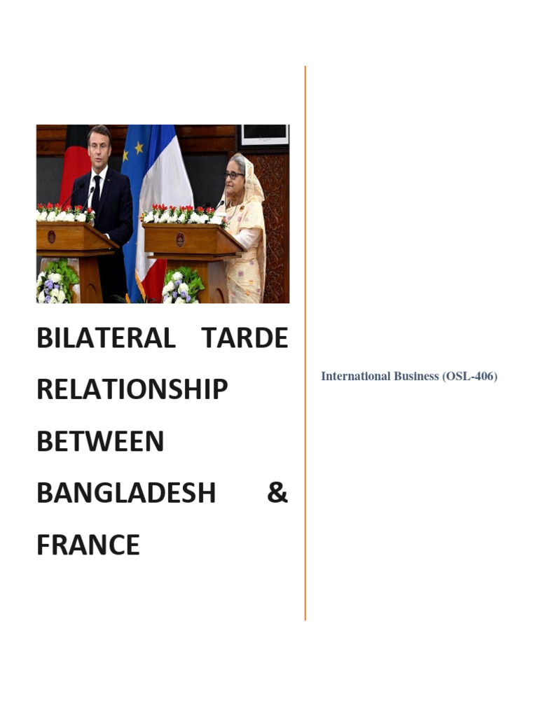 Bangladesh-France Trade Ties | PDF | Finance & Money Management