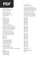 LEVANTATE SEÑOR, Miel San Marcos - Acordes | PDF