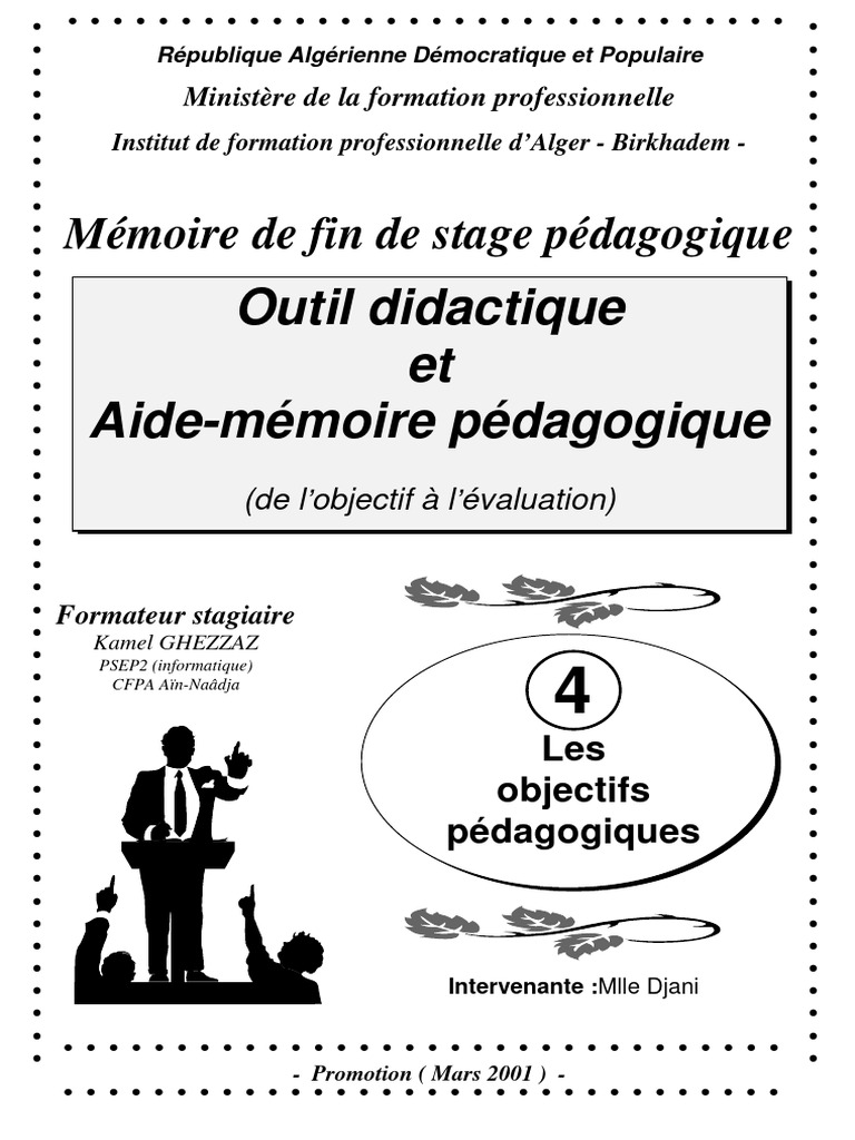 11 Objectifs Pedagogiques | PDF