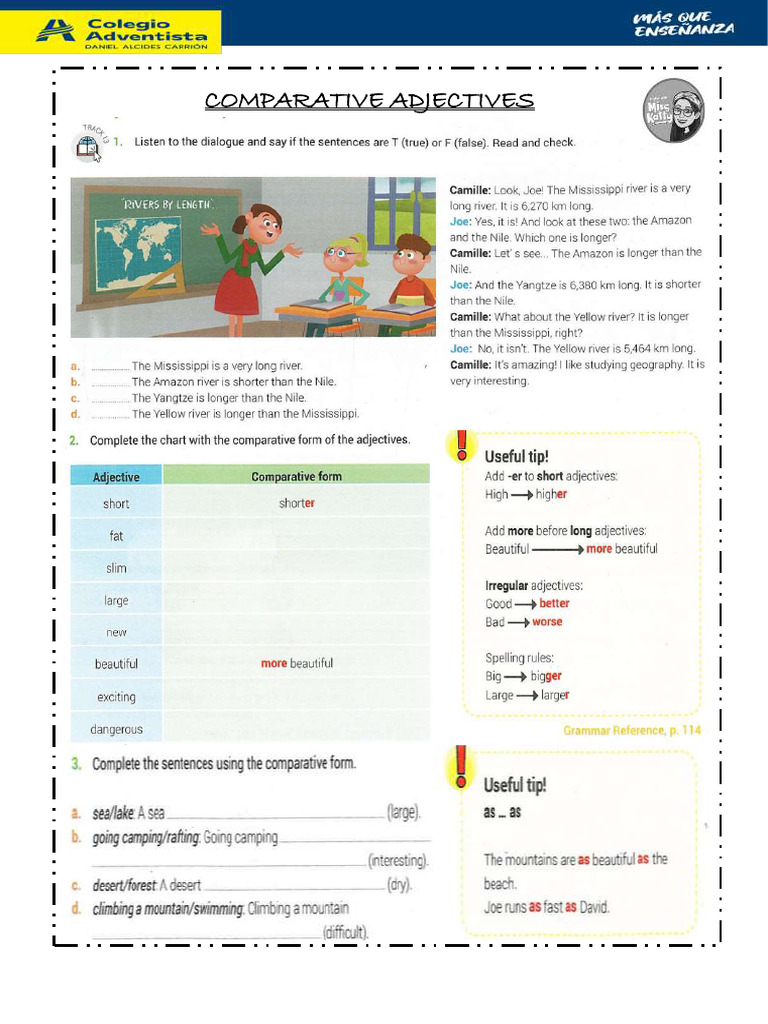 Comparative Adjectives | PDF