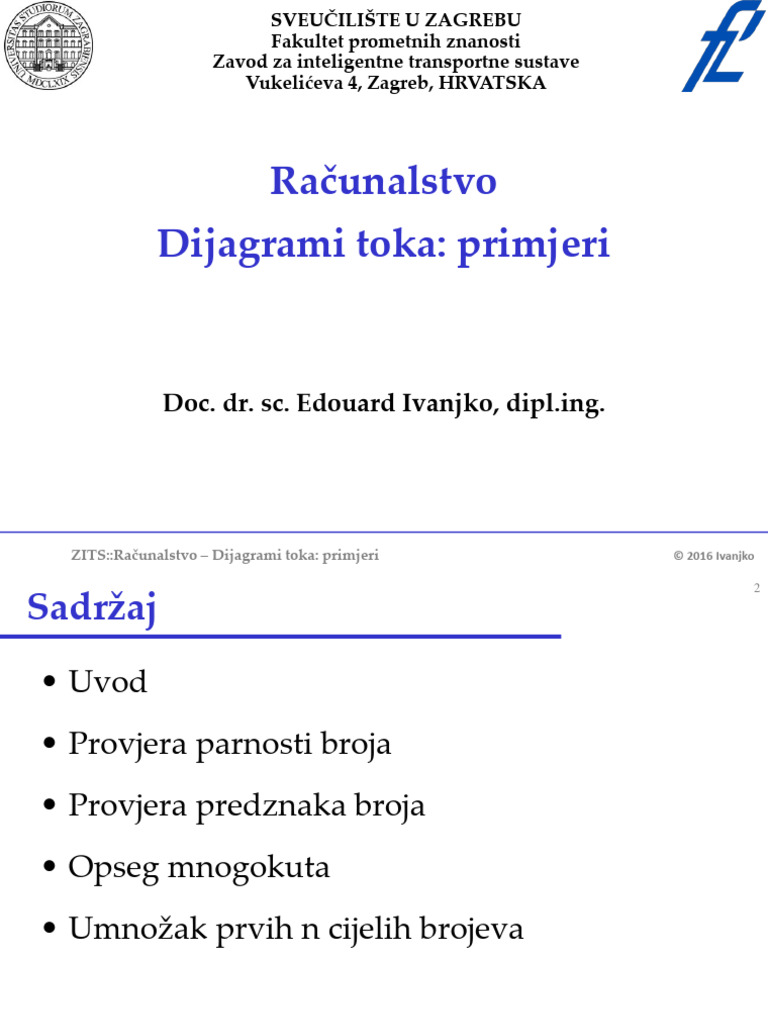 Predavanje 08 Dijagrami Toka | PDF