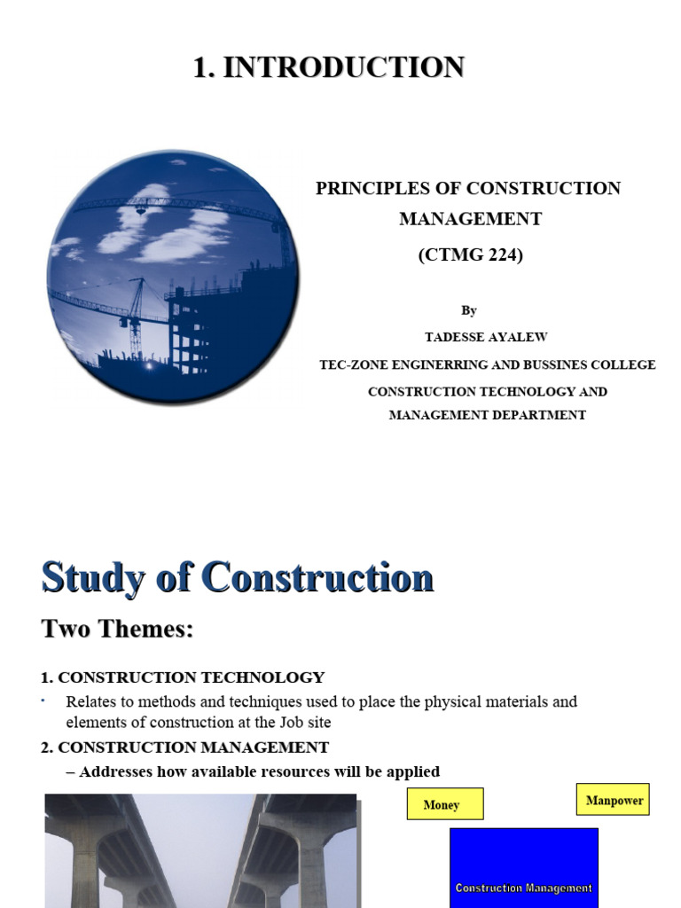 1.1 Construction Industry Overview | PDF