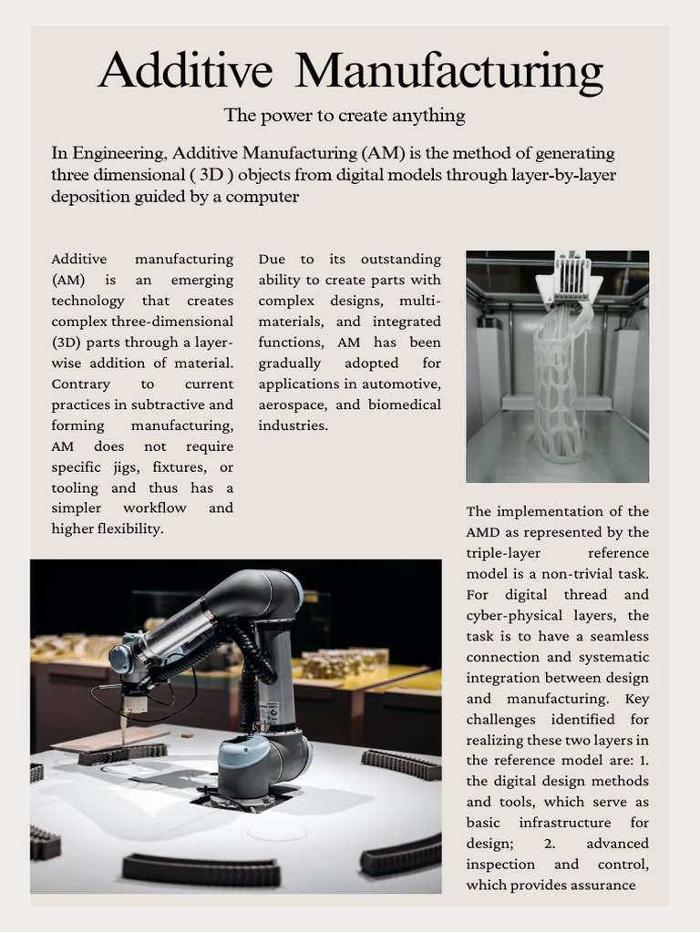 Additive Manufacturing Magazine Article Page Document | PDF | 3 D ...