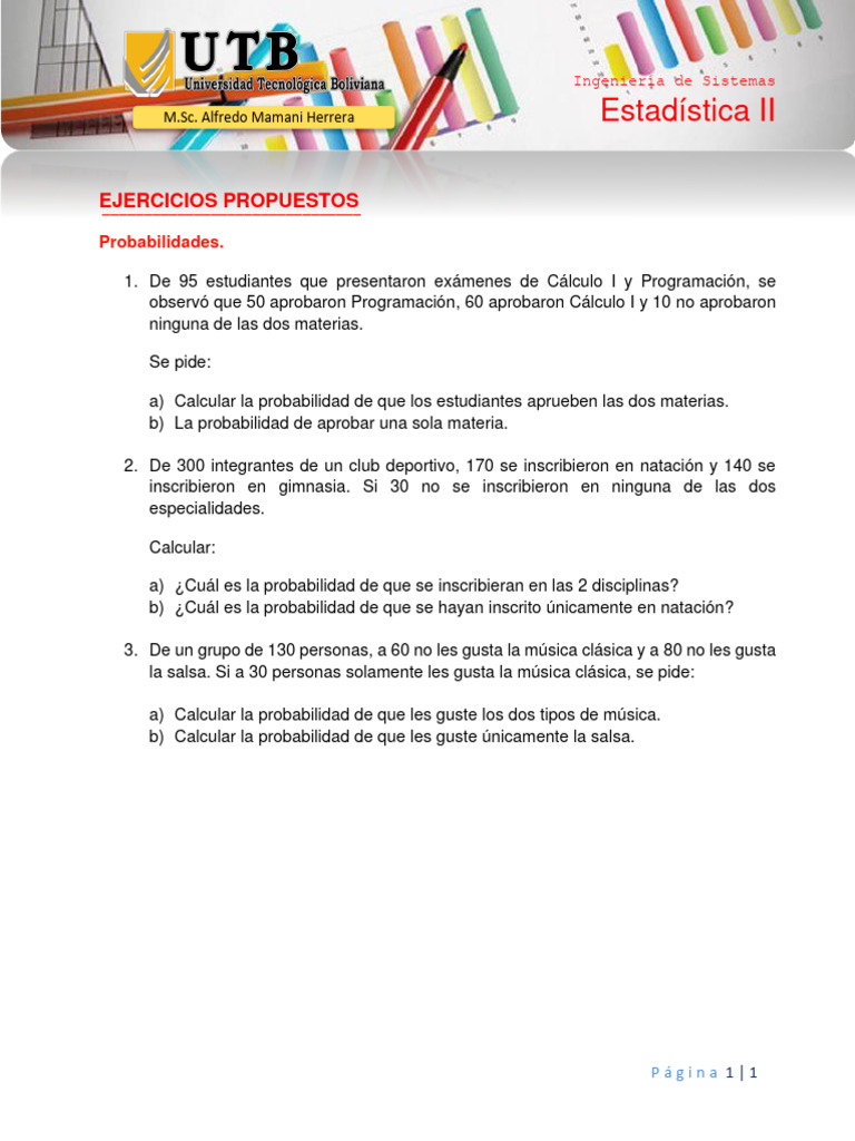 Práctica 4.1 - Ejercicios Propuestos | PDF