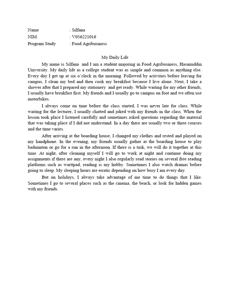 Daily Life (Silfana) | PDF