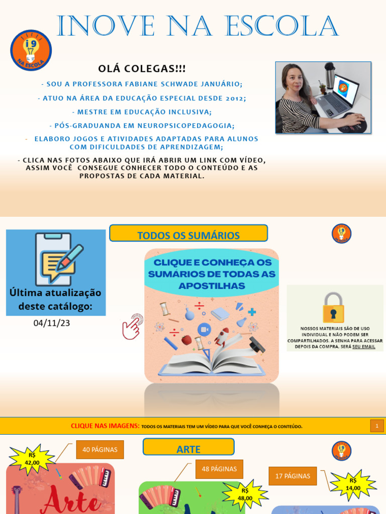 Materiais Inove Na Escola Pdf