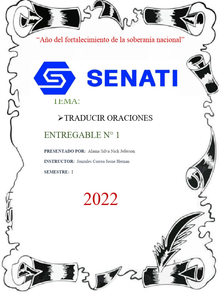 Entregable N°1 Ingles | PDF