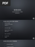 Busrit in Die Aand Gedig Notas | PDF