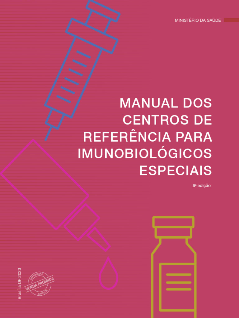 Manual CRIE 2023 | PDF | Vacinas | Anticorpo