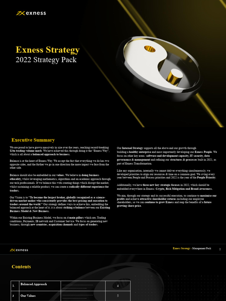 Exness Strategy Pack - 2022 | PDF | Cryptocurrency | Banks