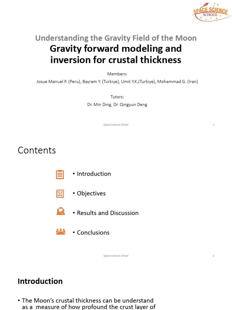 Understanding The Gravity Field of The Moon | PDF