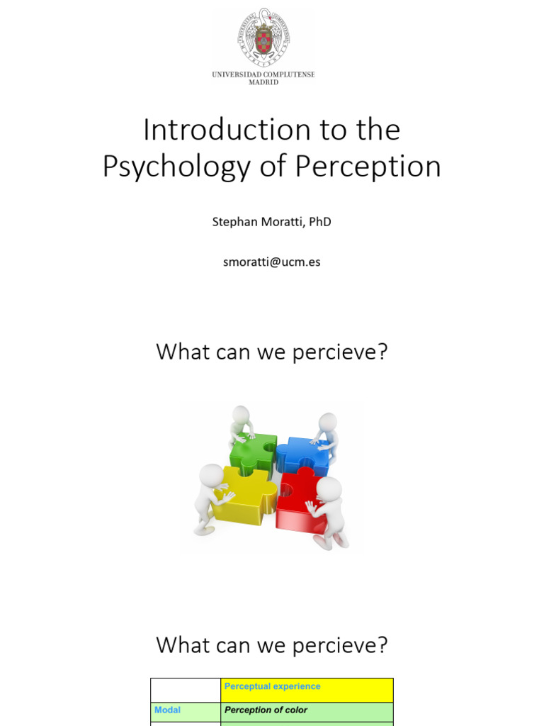 Etopic 1 Basic Ideas Download Free Pdf Perception Senses