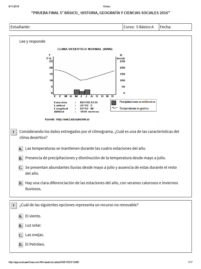 5° Básico Hist | PDF