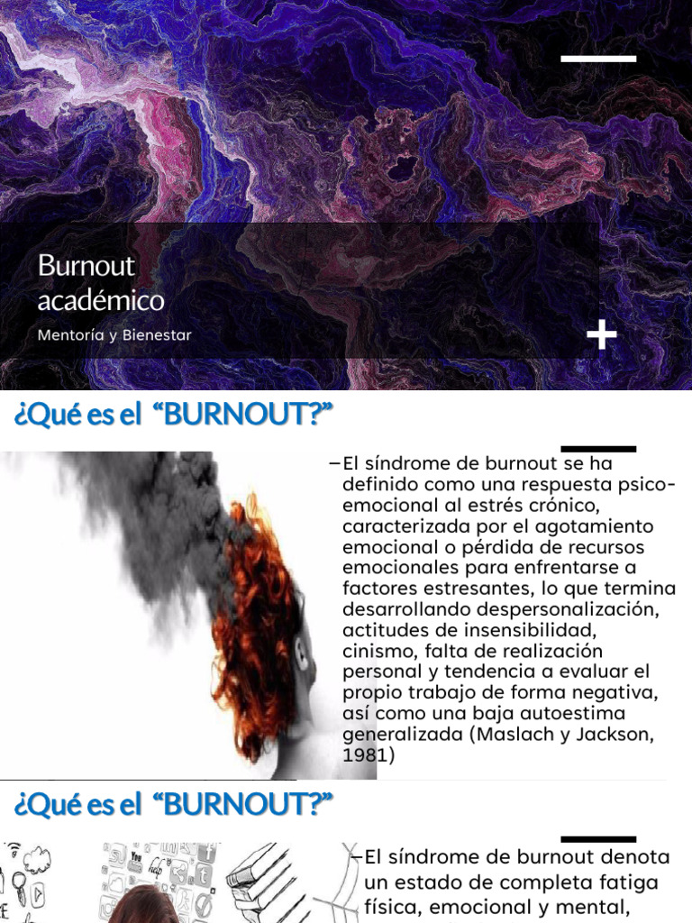 Burnout académico | PDF | Burnout ocupacional | Estrés (biología)