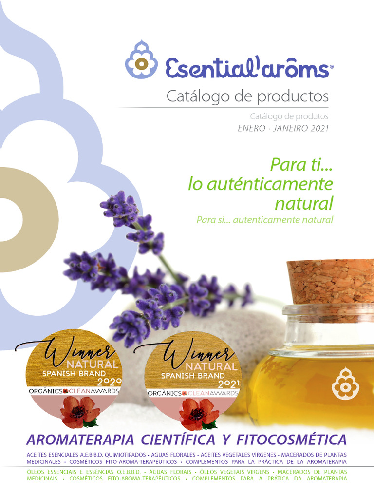 Catalogo Esential 01-2021 ES-PT Alta | PDF | Petróleo | Aromaterapia