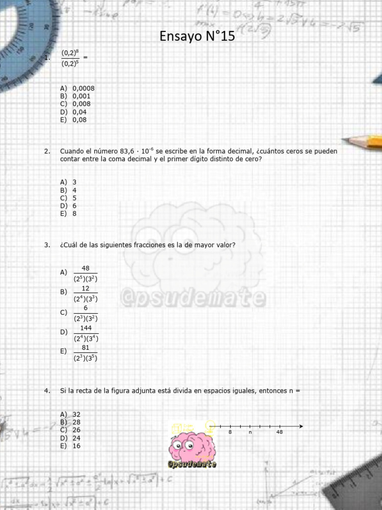 Ensayo | PDF | Aritmética | Matemática Elemental
