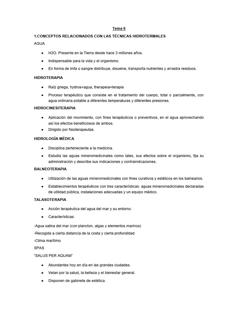 Tema 6 Hidro | PDF