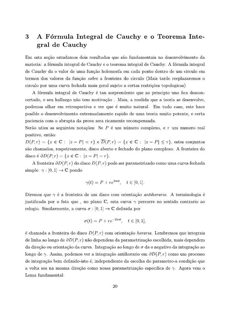 Teorema Cauchy | PDF